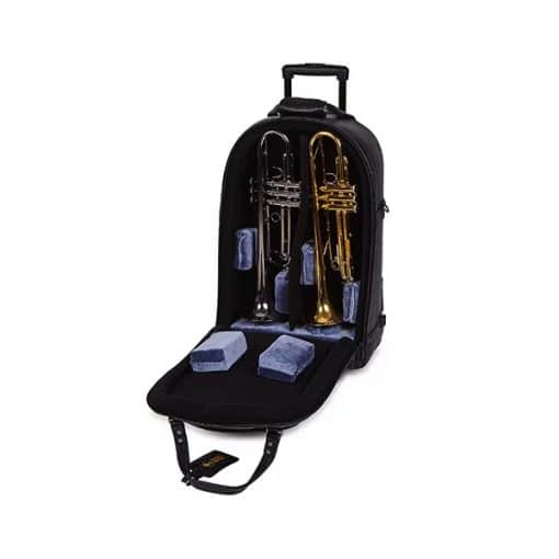 Gard Quad Trumpet Wheelie Gig Bag – Leather Black – Orchestral Supplies ...