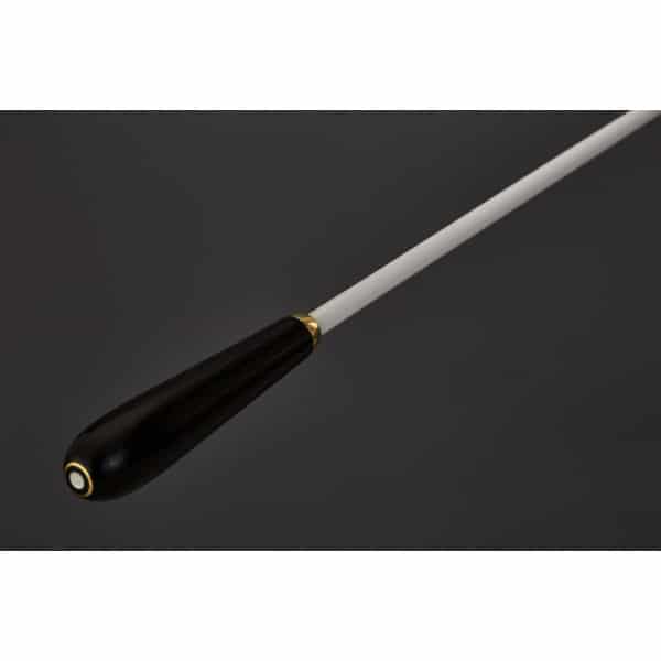TAKT 13″ White Carbon Fibre Conducting Baton – Small Ebony Tear Drop ...